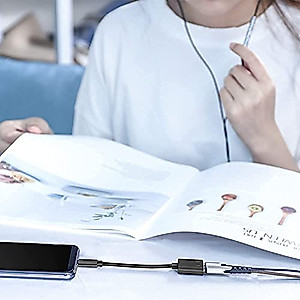 USB C to 3.5mm Headphone and Charger Adapter, 2-in-1 USB C to Audio Mic Jack with PD 60W Fast Charging for Stereo, Earphones, for Samsung Galaxy S21 Ultra S20 FE Note 20 Plus, Pixel 3/4 XL