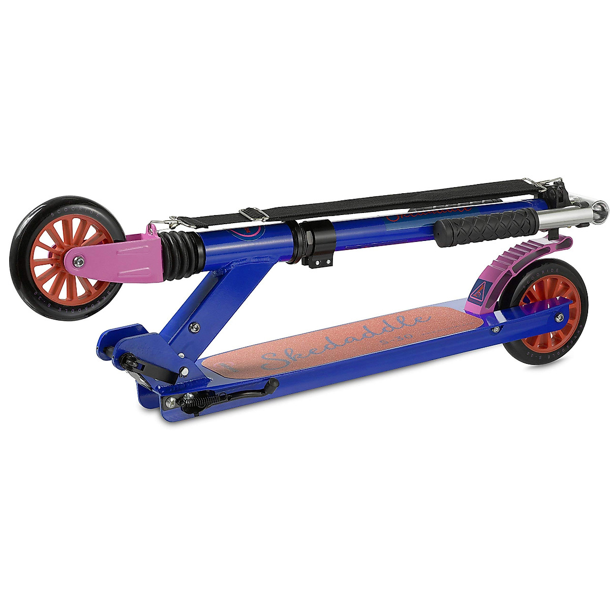 Scooter for Kids | 2 Wheel Scooter for Boys | Two Wheel Scooter for Girls | Outdoor King Kids Scooters | Folding Kids Scooter Easy to Transport | Scooride Skeddadle (Blue)