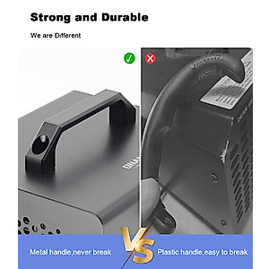 ONAMOR Ozone Generator 30000mg/h, Ozone Machine Ionizer O3 Deodorizer for Home, Basement, Smoke, and Pet Room (Eliminating Odors Area up to 4000 Square Feet, All Metallic Black)