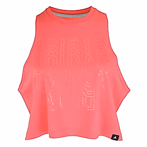 adidas Women's Crop Crop Top PRIPNK Size L Pink