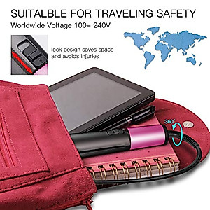 MSTECH Hair Straightener and Curler 2 in 1 - Twisted Ceramic Flat Iron for Hair with Salon High Heat 450℉- Hot Tool Curling Iron with Digital Display -Unique Gifts for Women/Mom