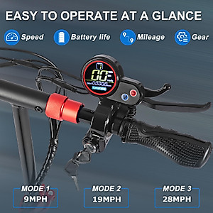 TYOKUM Electric Scooter Adults With Seat - 800W Adults Electric Scooter Up to 28MPH & 34Miles Range Fast Electric Scooter,48V 18Ah Electric Scooter for Adults Commuter Foldable Escooter with 10''Tires