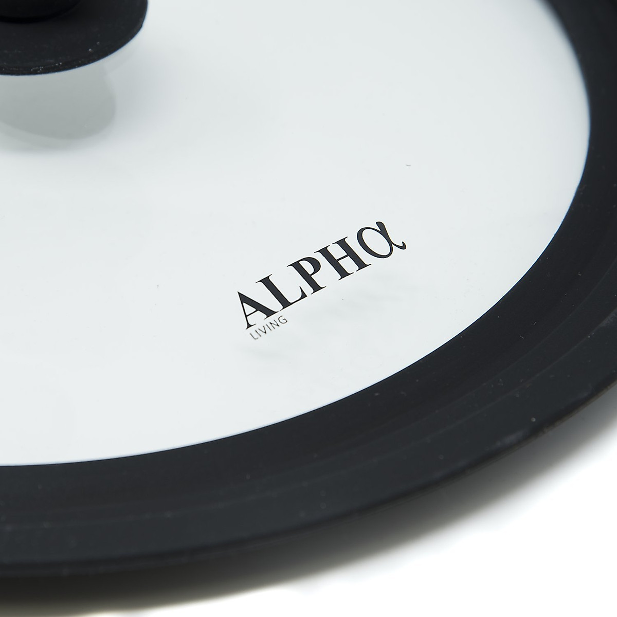 Alpha Living Universal Silicone Cookware Pots and Pans Vented Tempered Glass-Graduated Lid with Easy Grip Fits 9.5", 10" 11" (Small)