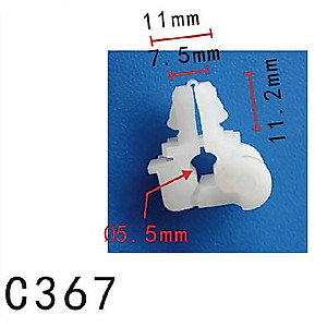 Autobahn88 Door Lock Pawl Clip, compatible with Ford (OEM: E6DZ-5421952A, E83Z-5421952B) (Pack of 20)