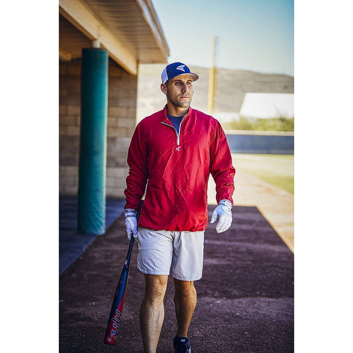 Easton | ALPHA Short Sleeve Cage Jacket | Adult Medium | Royal