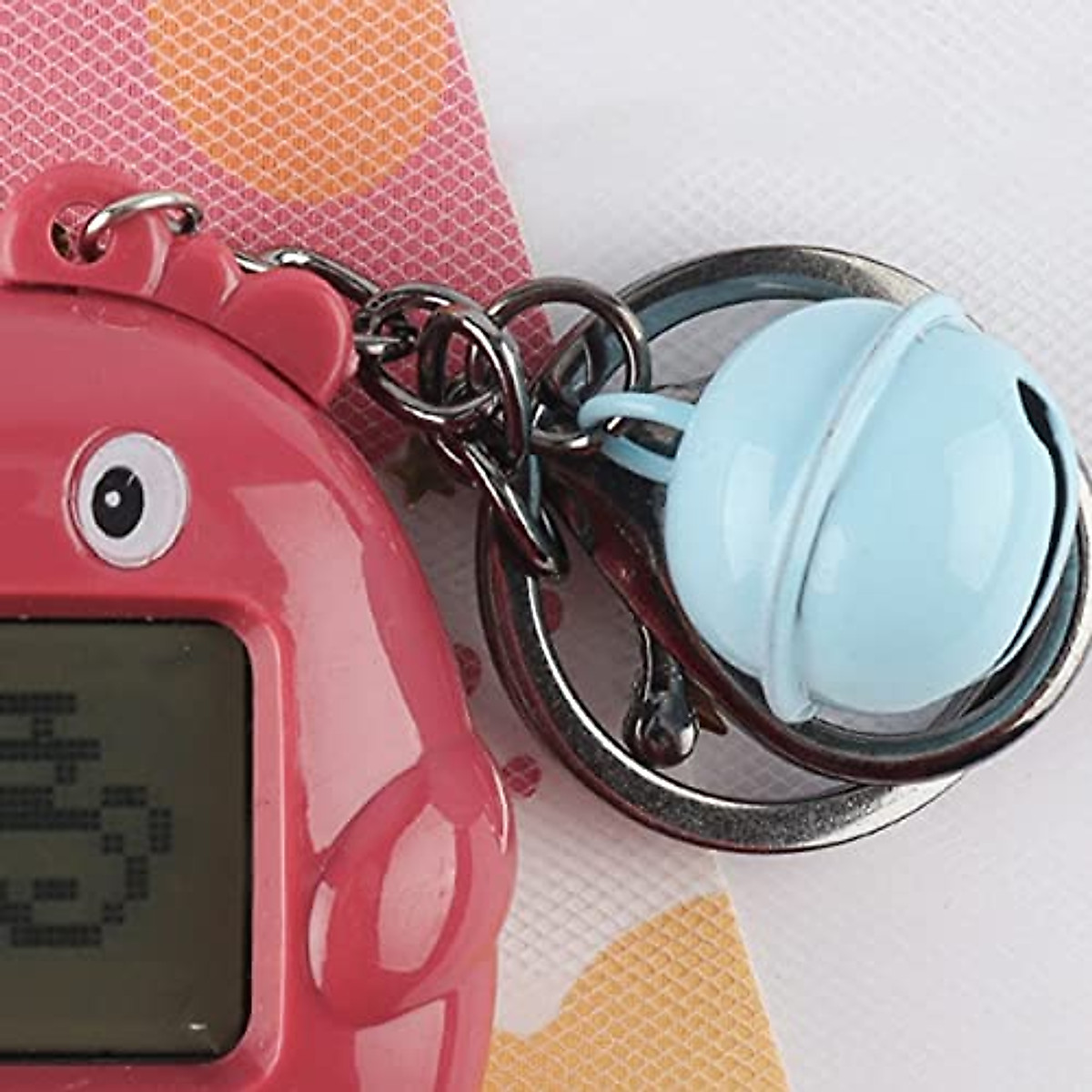 D-GROEE Electronic Pet Machine Batter Digital Machine Pet Keychain Kids Interactive Robot Gift Toy Game Red