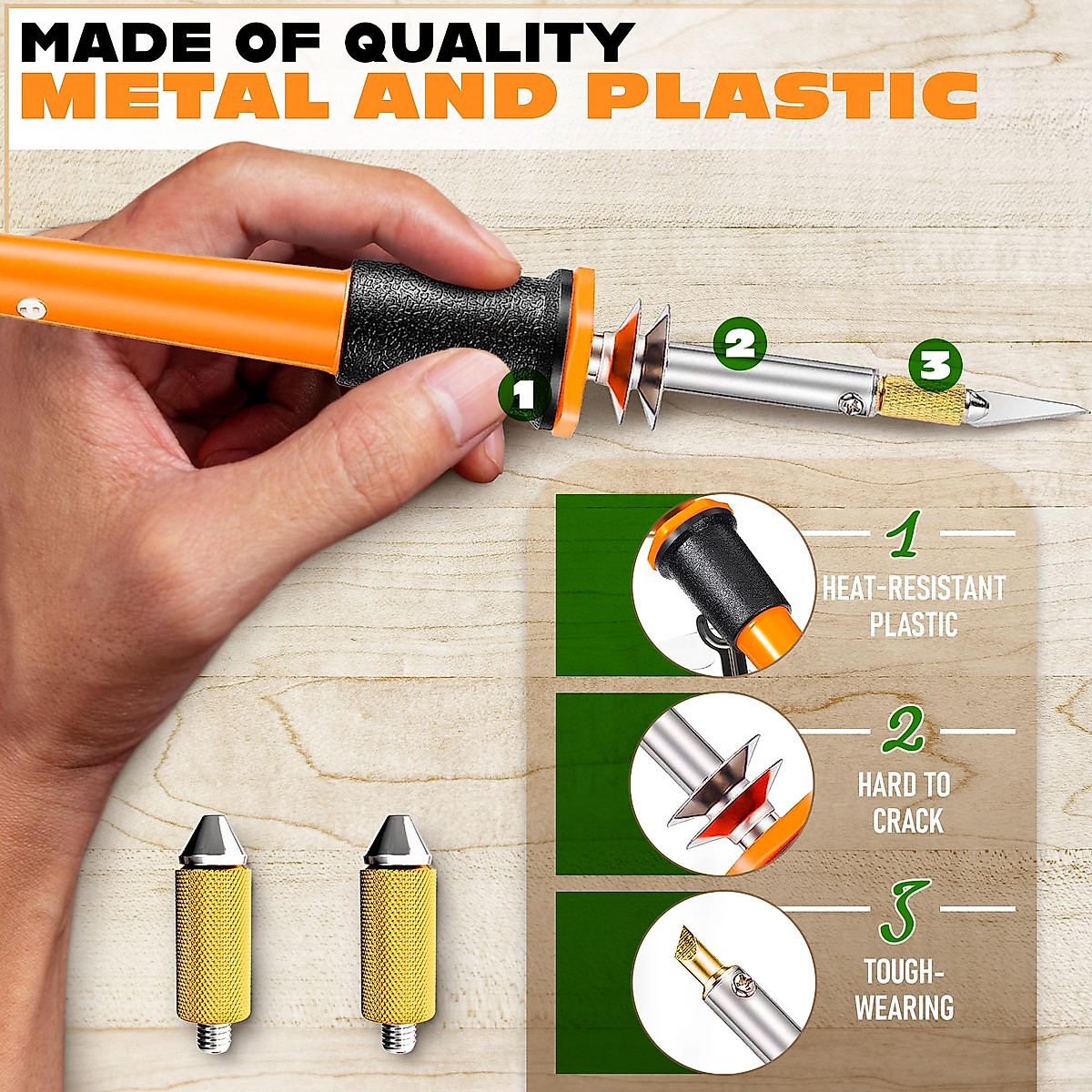 Hot Knife Plastic Cutter Tool Electric Wood Burning Kit - Electric Cutting Tools for Crafts Hot Knife Cutting Tool for Plastic Wood Burning Tool - Electric Hot Knife Cutter Woodburning Tools Xmas Gift