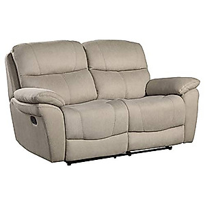 Lexicon Ryan Double Reclining Loveseat, Tan
