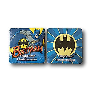 DC Comics Batman Magic Towel Washcloth Bundle - 2 Count