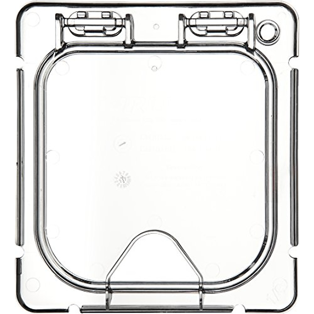 Carlisle FoodService Products CM10319Z07 Cold master EZ Access Lid with Notch, Sixth Size, Clear (Pack of 2)