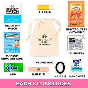 5 Pre-Filled Party Kit for Bachelorette Party Favors, Birthdays, Bridal Showers & Wedding Party Favors | 9 Pcs Premium Bulk Bachelorette Kit Supplies, Items & Bags for Adult Kit (5 Kits)
