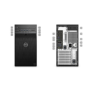 Dell Precision T3650 Workstation Desktop | Core i5-11600K - 256GB SSD Hard Drive - 16GB RAM - Nvidia GeForce RTX 3070 | 6 cores @ 4.9 GHz - 8GB GDDR6 Win 11 Pro Black (Renewed)