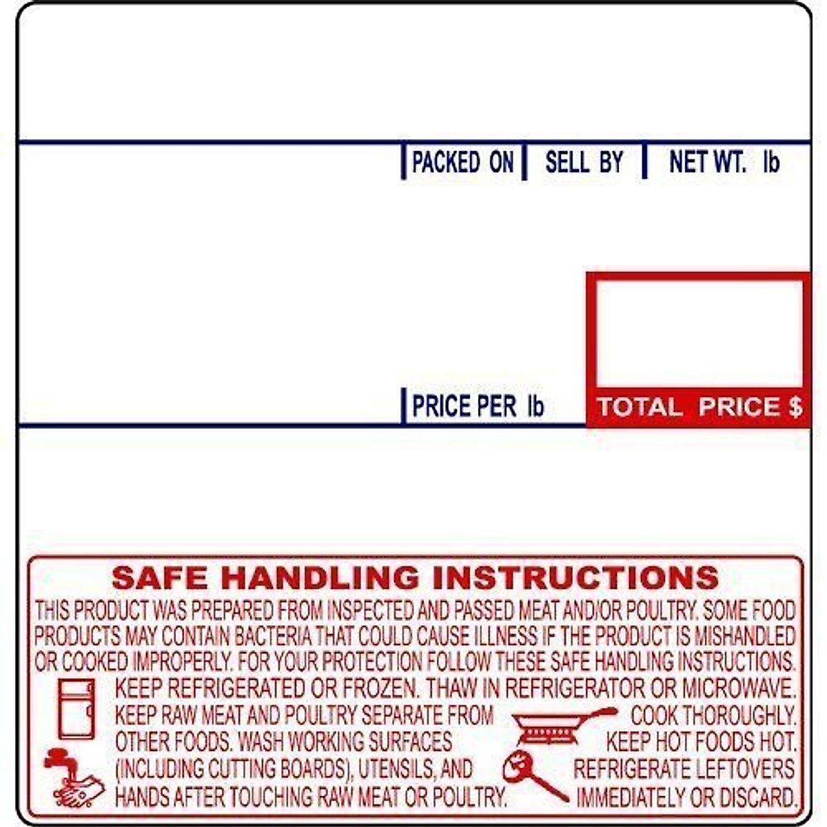 Poultry Shrink Bags (13x20) Zip Ties and Labels, 3MIL, BPA/BPS Free, MADE IN USA (200)