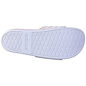 adidas Women's Adilette Comfort Slides Sandal, Vapour Pink/White/White, 8