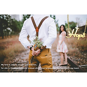 Lifequeen Custom Name Necklace Personalized Womens Name Necklace Gold Name Plate Necklace with Name Heart Customized Gift for Men