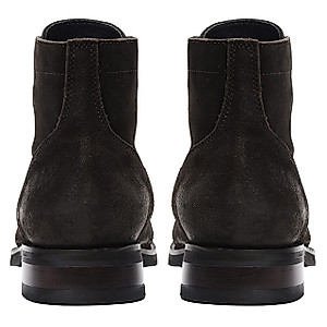 Thursday Boot Company Men’s Captain Cap Toe Leather Boots, Dark Olive Suede, 10.5