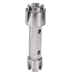 Houstawax 2 IN 1 Tub Drain Remover Wrench Aluminum Dumbell Wrench Tub Drain Tool Kitchen Sink Baskets Wrench Bathtub Drains Wrench Heavy Duty