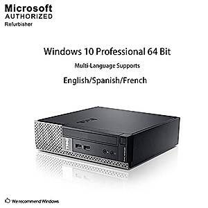DELL OptiPlex 7010 Ultra Small Form Factor Desktop PC - Intel Core i5-3470S 2.9GHz, 8GB, 240GB SSD, Windows 10 Professional (Renewed)']