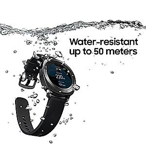 Samsung Gear Sport Smartwatch, Black (SM-R600NZKAXAR) (Renewed)