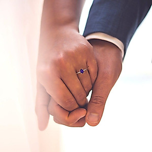 Clara Pucci 1.0 ct Oval Cut Solitaire Natural Amethyst gemstone Wedding Bridal Designer Anniversary Engagement Ring Real 14k White Gold