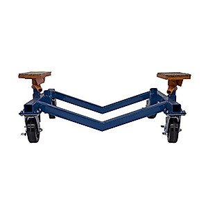 Brownell Boat Stands BD2 Heavy-Duty Steel Boat Dolly - 8,000 lbs. , Blue