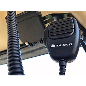 Midland – MXT400 - 40 Watt GMRS MicroMobile Two Way Microphone Radio - Off Roading Outdoor Boat Ranches Tractors Radio - 8 Repeater Channels NOAA Weather Alerts- Compatible GMRS Walkie Talkies