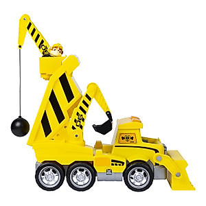 Paw Patrol, Ultimate Rescue Construction Truck with Lights, Sound and Mini Vehicle, for Ages 3 and Up