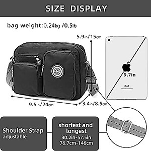 Vendra Moka Crossbody Bag for Women & Shoulder Waterproof Handbag Purse for Women, Small Travel Bag…