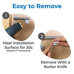 6-Pack Door Lever Lock for Child Safety - Baby Proofing - Child Proof Handle Locks