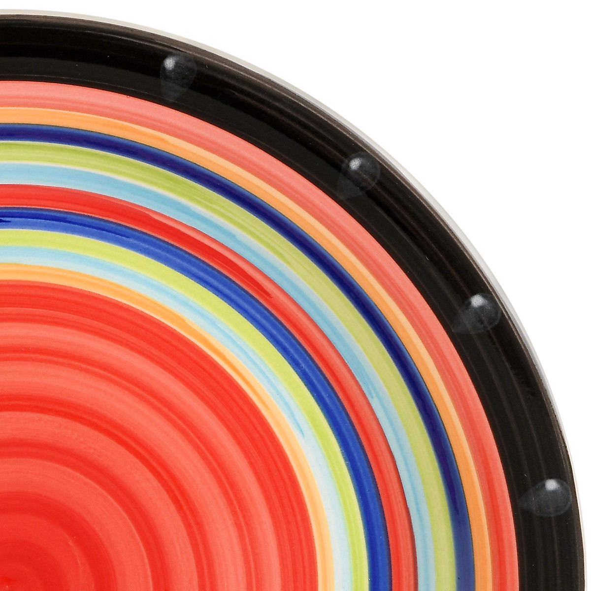 Gibson Home Casa Stella Dinnerware Set, Red, 16-piece