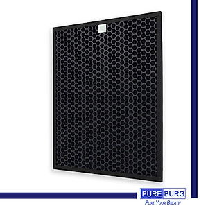 PUREBURG FP-F60UW Replacement True HEPA Filter Set Compatible with Sharp FZ-F60HFU FZ-F60DFU Fits Sharp FP-F60UW FP-F60U-W Air Purifier