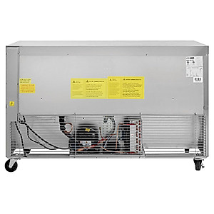 Kratos Refrigeration 69K-752 Commercial 61" W Undercounter Refrigerator, 2 Door