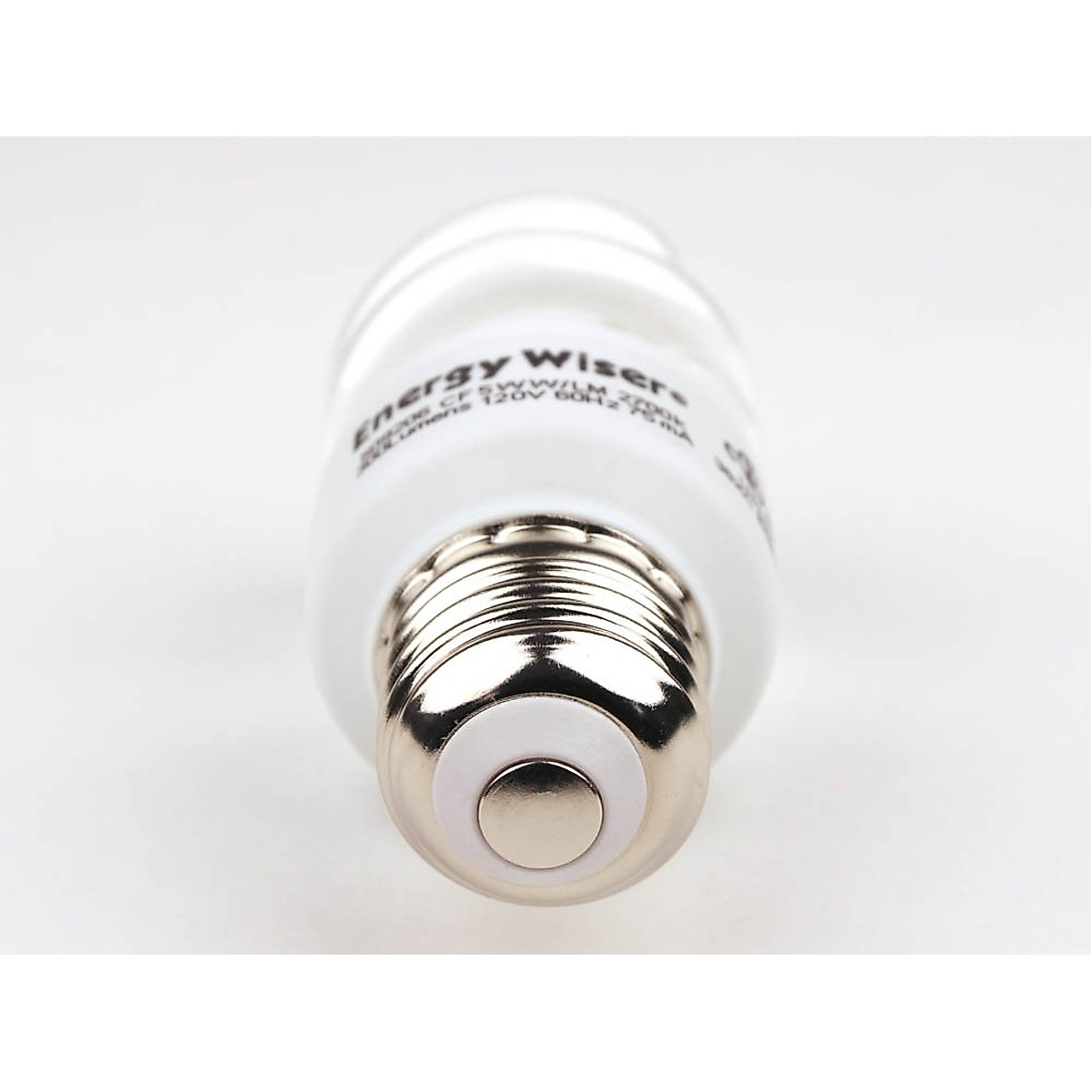 Bulbrite 509206 CF5W LM 5W Low Mercury Compact Fluorescent T2 Coil with Medium Base, 25W Equivalent, Warm White, 1 Count (Pack of 1)