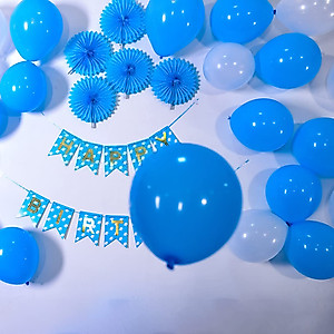 Royal Blue Balloons 18 12 5 Inch, 85pcs Royal Blue Balloon Garland Arch Kit Different Sizes Latex Birthday Party Balloons Baby Shower Graduation Decorations Gender Reveal Balloons