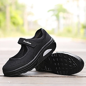 JWSVBF Womens Sneakers for Standing All Day Mesh, Shoes Platform Sport Breathable Fashion Running Lightweight Casual Shoes Women's Women's Casual Shoes Casual Dance Shoes