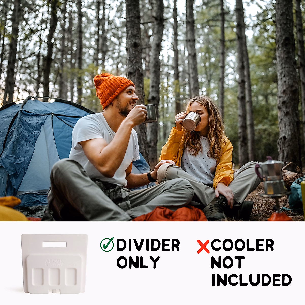 Above Sea Level Ice Pack Divider for YETI 65 - Cooler Divider - YETI Tundra 65 Accessories - YETI Tundra Accessories - YETI Cooler Accessories - YETI Accessories