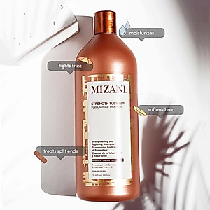 Mizani Strength Fusion Strengthening & Repairing Shampoo | For Damaged, Chemically Treated Hair | 33.8 Fl Oz