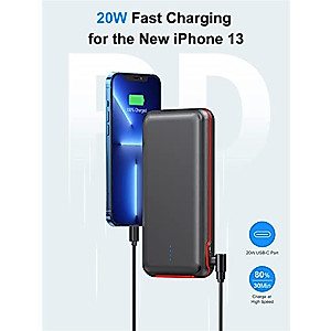 RETMSR Portable Charger, Power Bank 30000mAh Battery Pack with 22.5W Fast Charging, 4 Outputs External Charger PD 20W USB C for iPhone, Samsung, Pad Mini, and More