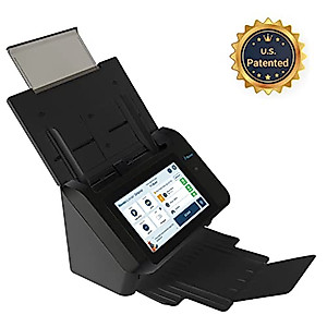 Raven Original Document Scanner - Huge Touchscreen, Color Duplex Feeder (ADF), Wireless Scanning to Cloud, WiFi, Ethernet, USB, Home or Office Desktop (2nd Gen) (Renewed)