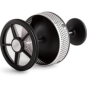 Fellow Clara Coffee Press Coffee Maker - Portable French Press Stainless Steel - Insulated French Press Coffee Maker with Enhanced Filtration System - 24 oz Carafe - Matte Black