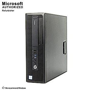 HP ProDesk 600 G2 Small Form Factor PC, Intel Core Quad i5 6500 up to 3.6 GHz, 16GB DDR4, 1TB SSD, WiFi, BT 4.0, VGA, DP, Win 10 Pro 64-Multi-Language Support English/Spanish/French(Renewed)