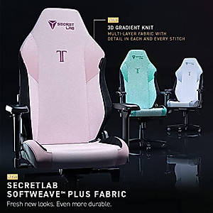 Secretlab Titan Evo 2022 Black3 Gaming Chair - Reclining, Ergonomic & Heavy Duty Computer Chair with 4D Armrests, Magnetic Head Pillow & Lumbar Support - Big and Tall Up to 395 lbs - Black - Fabric