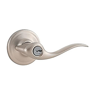 Weiser 9GLA5350-071 Lever Lock Entry Welcome Home Toluca Satin Nickel Right Handed