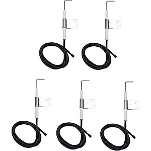 Utheer Grill Ignitor Wire Kit Ignition Electrode Replacement Parts for Home Depot Nexgrill 5 Burner 720-0888 720-0888N, 4 Burner 720-0830H 720-0830D, 720-0783E Gas Grill, 5 Pack Igniters