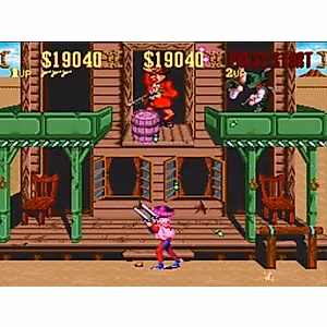 Sunset Riders (Super Nintendo, SNES) - Reproduction Video Game Cartridge