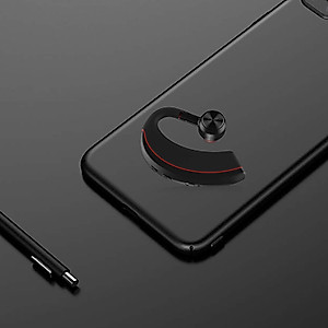 Bluetooth Headset Wireless Business Bluetooth V5.0 Earpiece Ultralight HD Headphones Hands-free Earphones with Noise Cancellation Microphone Wide Compatible with Cell Phones for Office/ Work Out/Truck