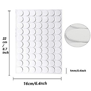 Clear Sticky Tack Adhesive Poster Tacky Putty Removable Round Putty Double-Sided Round No Traces Adhesive Sticke for Festival Decoration（350）