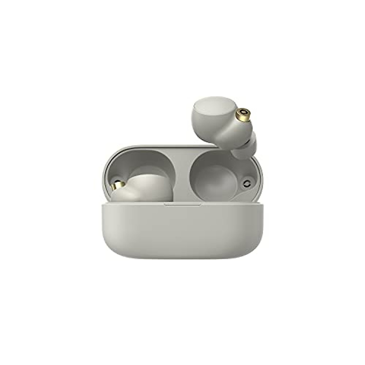 Sony Truly Wireless Noise Cancelling Headphone - Optimised for Alexa and Google Assistant - with Built-in mic for Calls - Bluetooth Connection - WF-1000XM4S.CE7 - Limited Edition - Silver/Gold