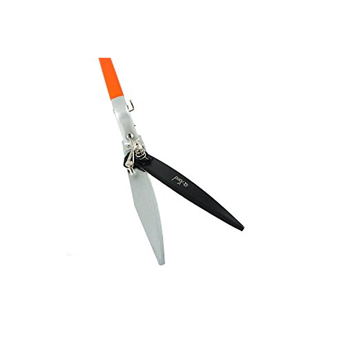 Q-yard QY-741F Flower Bed and Grass Shear - Extra Sharp Garden Hand Pruners, Easier Cutting, Comfortable Ergonomic, Less Effort - Gardening Scissors for Men & Women , Orange