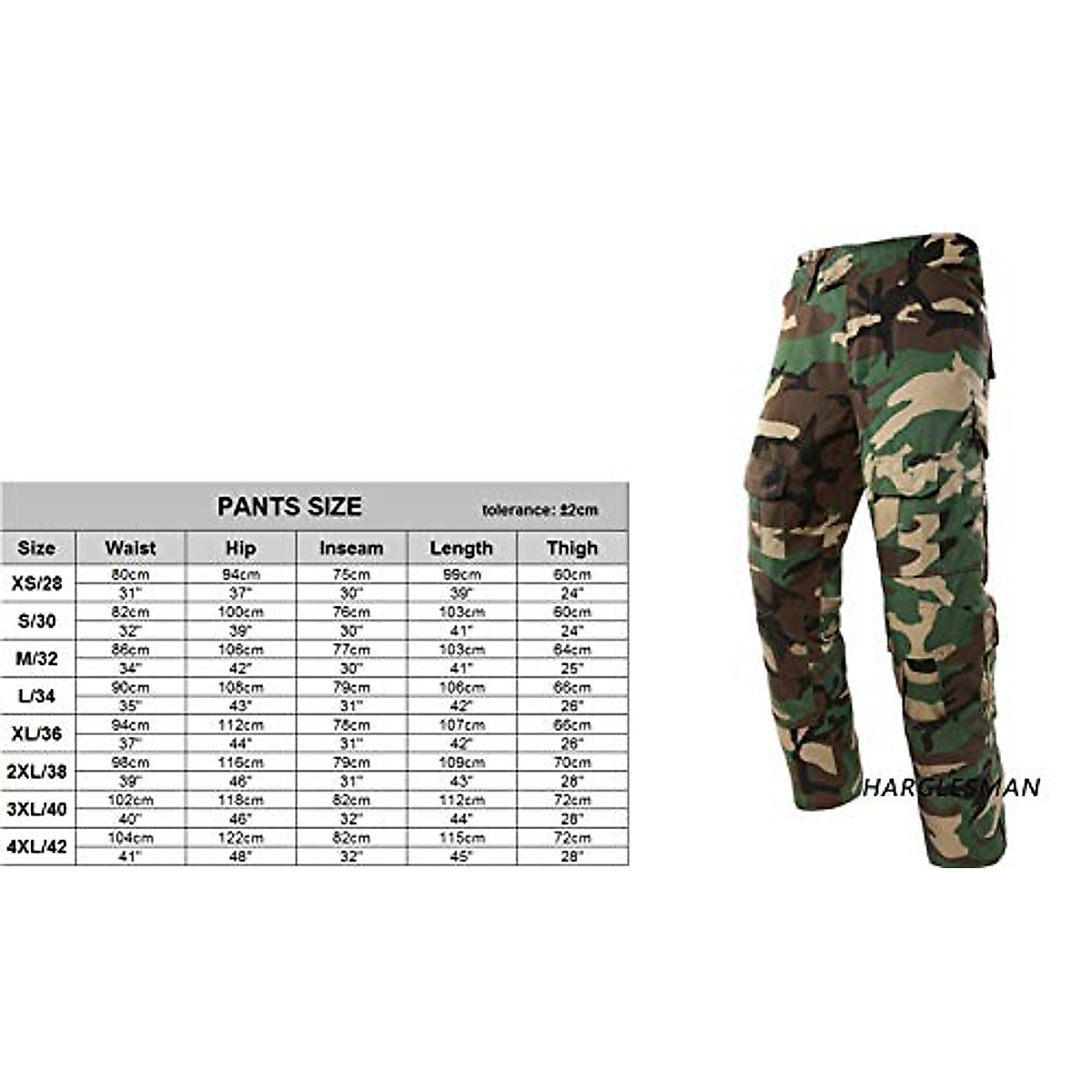 HARGLESMAN G3 Combat Pants Military Clothes Suits Black Camo with Knee Pads for Men Tactical Bottom Trousers for Work Training Hunting Airsoft Paintball Uniform Sets Apparel Gear Black Camo M